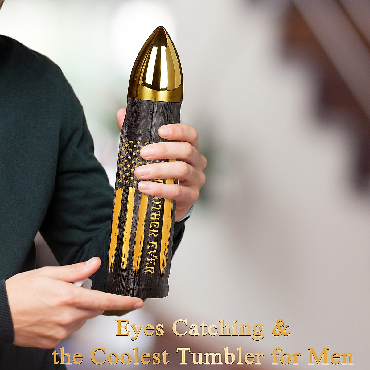 Gifts For Brother, Big Brothers Gift, Brother Bullet Tumbler, Stainless Steel Tumbler With Lid 17 Oz, Christmas Birthday Gifts, Birthday Gift For Brothers,Travel Coffee Mug