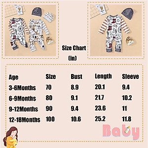 BOUTIKOME Infant Baby Boy Outfit Retro Cowboy Partner Howdy Graphic Romper Newborn Onesie Jumpsuit Hat 2Pcs Set