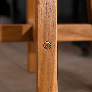 Tomile Acacia Wood Stool Round Top Chairs Best Ideas End Tables for Sofas Sub-Stool for Living Room Bedside Strong Weight Capacity Upto 350 LBS, Natural Color