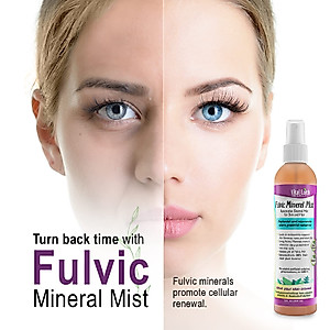 Vital Earth Minerals Fulvic Mineral Facial Mist for Skin Care & Hair - Hydrating Face Spray, Cellular Renewal & Repair, Hydrating Mist with Antioxidants, Fulvic Acid in Pure Water, 8 Fl Oz