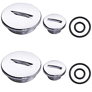Two Set Of Quad Engine Stator Side Cover Caps W/Seals 50cc 70cc 90cc 110cc 125 cc Fit for ATV BMS Roketa Taotao SunL Coolster By OTOHANS AUTOMOTIVE