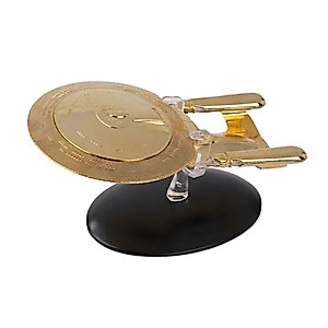 Star Trek The Official Starship Collection | Gold Plated U.S.S. Enterprise NCC-1701-D Special Edition by Eaglemoss Hero Collector