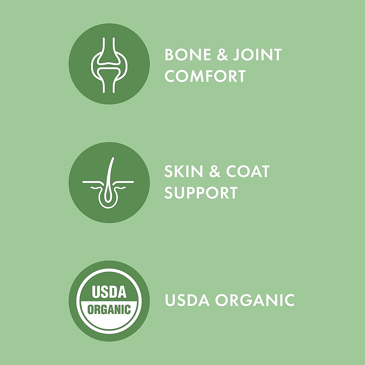 Bark & Whiskers Organic Collagen for Dogs & Cats, 5.07 oz. (144 g), 30 Scoops, Organic Grass-Fed Beef, Supports Mobility & Skin Health, Veterinarian Formulated, Certified USDA Organic, Dr. Mercola