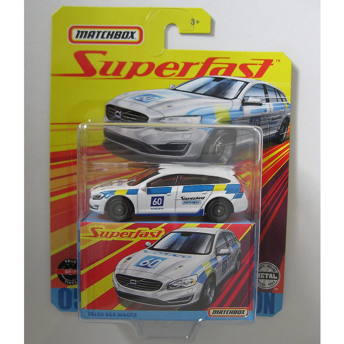 Matchbox Superfast White 05 V60 Wagon 2020 Series Die Cast Car