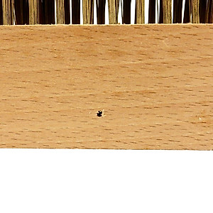 Sweda Push Broom Head Replacement, Hardwood Block Brush with Wire Bristles, Best for Cleaning Driveways, Patios, Concrete Surface, Pools, 13415-L1890