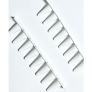 CryoKing 0.1ml 8-Strip White PCR Tubes, Tubes with Flat Caps, 125 Sets/Pack, Ultra Thin Wall PCR Reaction Tubes, Polypropylene Microcentrifuge Tube, DNase/RNase Free