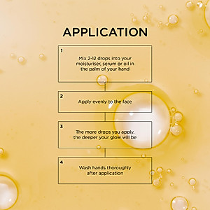 Tan Luxe THE FACE Self Tan Drops, Medium/Dark (10 ml) Add Tanning Drops to Skin Care for Custom Face Tan, Cruelty Free & Vegan