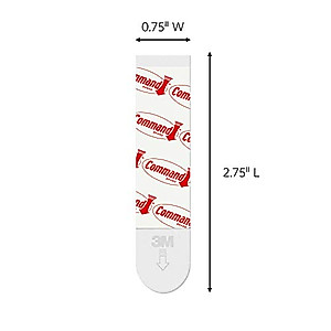 Command Large Replacement Strips, Re-Hang Indoor Hooks (GP023-20NA) with Refill Strips, Easy to Open Packaging