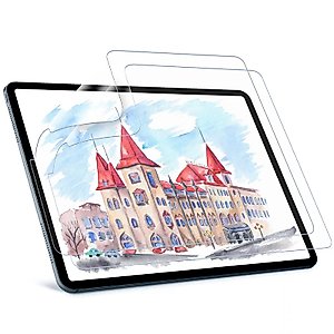 FOJOJO [2 PACK Paper Screen Protector for iPad Pro 11 inch 2022(2021, 2020, 2018),iPad Air 5 (2022), iPad Air 4 (2020) 10.9 inch, Anti Glare Fingerprint Proof Matte PET Film for Writing & Drawing