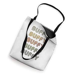 Love Heart Buffy Tee Grunge/Vintage Style Black Buffy Tote Bag