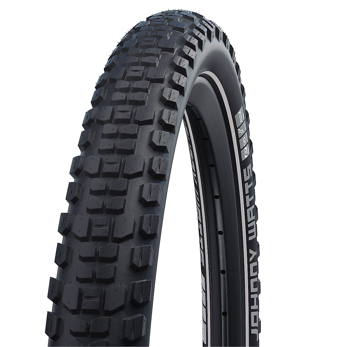 Schwalbe Unisex's Johnny WATTS Perf, DD, RaceGuard, Folding Tyres, Black, 70-584