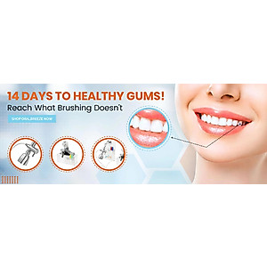 Oral Breeze ShowerBreeze | Flosser for Teeth, Gums, Braces | Water Jet Dental Irrigator | Treats Gum Disease Naturally | Easy Shower Installation | 15 Seconds Daily for Preventative Care