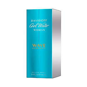 Cool Water Wave By Davidoff For Women. Eau De Toilette Spray 3.4-Ounces