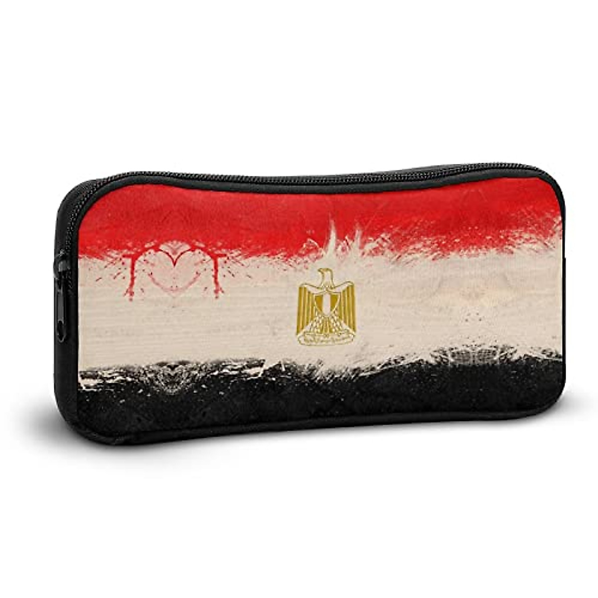 Egypt Flag Pencil Case Makeup Bag Big Capacity Pouch Organizer for Office College