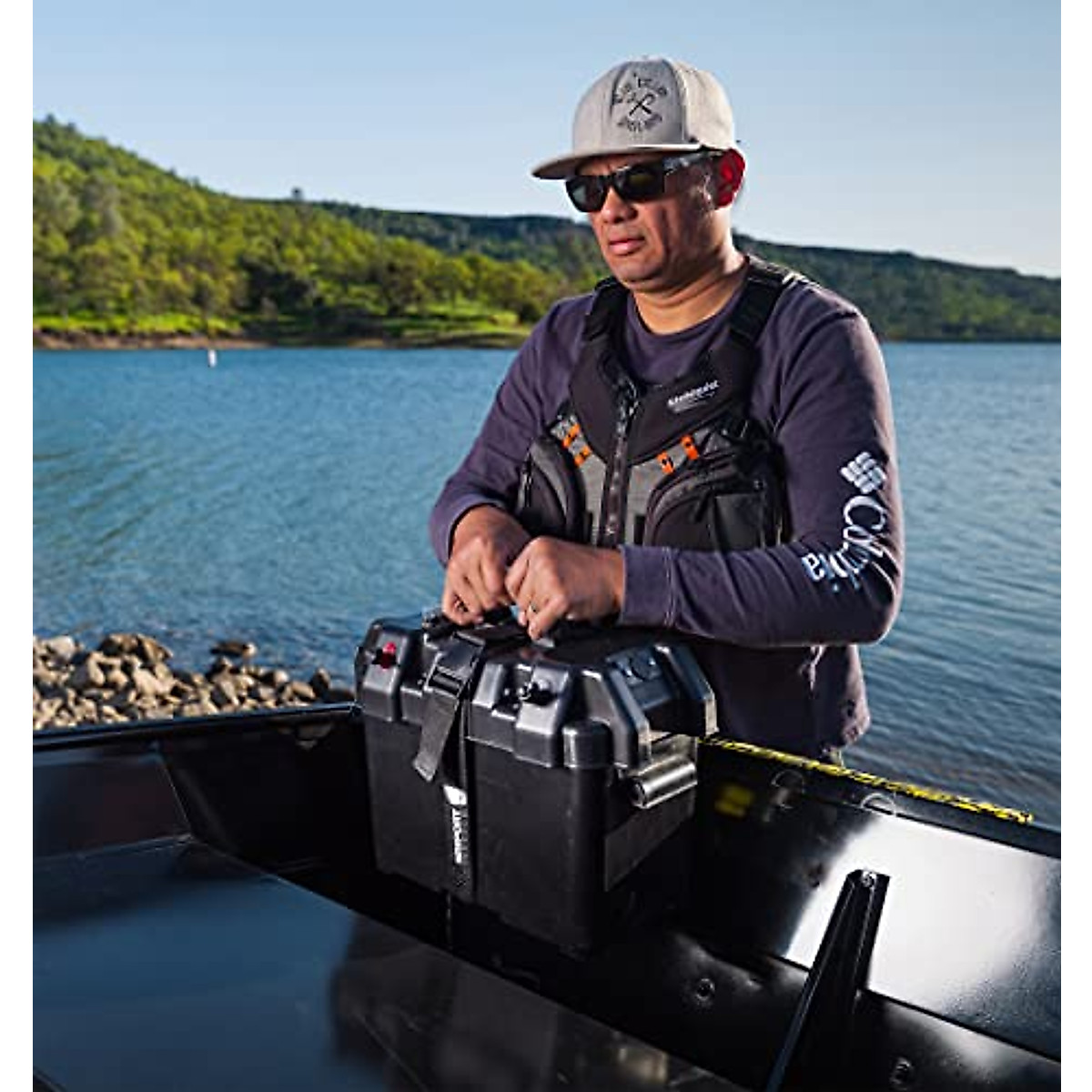 Newport Trolling Motor Smart Battery Box Power Center with USB and DC Ports