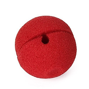12Pcs Red Foam Clown Noses for Party Halloween Costume Supplies