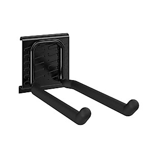 ClosetMaid ProGarage 2-Pack Garage Tool Organizer Racks, 8 Double Hooks, Heavy Duty, Black