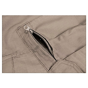 Work Shorts Men's Tactical Ripstop Cotton Blend Water Resistant Cargo Casual Apparel