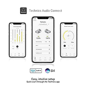 Technics True Wireless Multipoint Bluetooth Earbuds with Advanced Noise Cancelling, HiFi, Impressive Call Quality Using JustMyVoice Technology, Alexa Built In, EAH-AZ60-S (Silver)