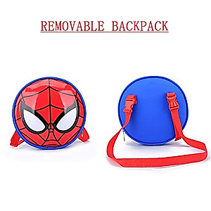 GLOOMALL Cartoon Six Wheels Trolley Case School Bags Boy Oxford Cloth Vacation Backpack