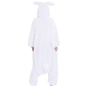 SAZAC Fluffy Rabbit Kigurumi - Onesie Jumpsuit Halloween Costume