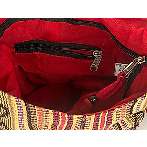 Tribe Azure Red Hobo Messenger Shoulder Bag Large Roomy School Sling Travel Camping Beach Cross body