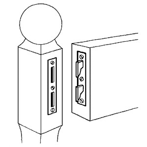 4" x 5/8" Bed Rail Fasteners Ylo Zinc 1/8" Mth Platte River Pkg 0f 4 Ea 130604 (4-Pack)