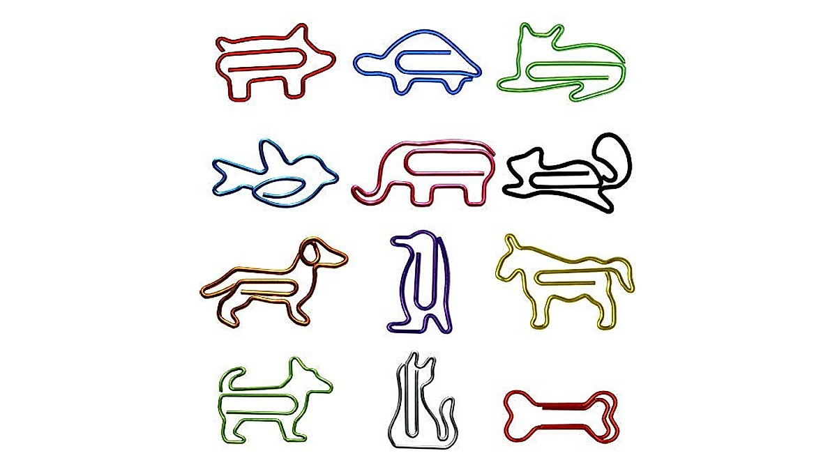 Cute Small Colorful Paper Clips - Fun Office Supplies & Gifts