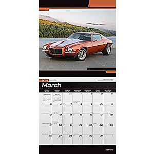 Camaro OFFICIAL | 2023 12 x 24 Inch Monthly Square Wall Calendar | BrownTrout | Chevrolet Motor Muscle Car