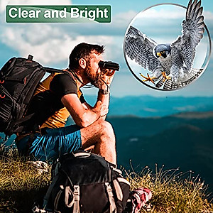 POLDR 8X21 Mini Pocket Binoculars Compact, Small Clear View Binoculars for Adults, Easy Focus Lightweight Portable Binoculars for Bird Watching Theater Opera Travel