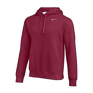 Nike Men's Hoodie Black/White nkCJ1611 010 (Cardinal, X-Large)