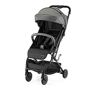 Compact Baby Stroller, Lightweight Infant Stroller with Convenient One-Hand Fold (Grey)