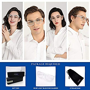 Gbrand Fit-Over Opaque UV400 Blue-Light blocking computer Glasses,Super light weight, comfortable, Fit-over worn on Prescription, reader, Rx frames, or wear directly