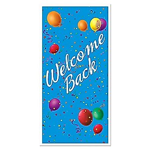 Welcome Back Door Cover Party Accessory (1 count) (1/Pkg)