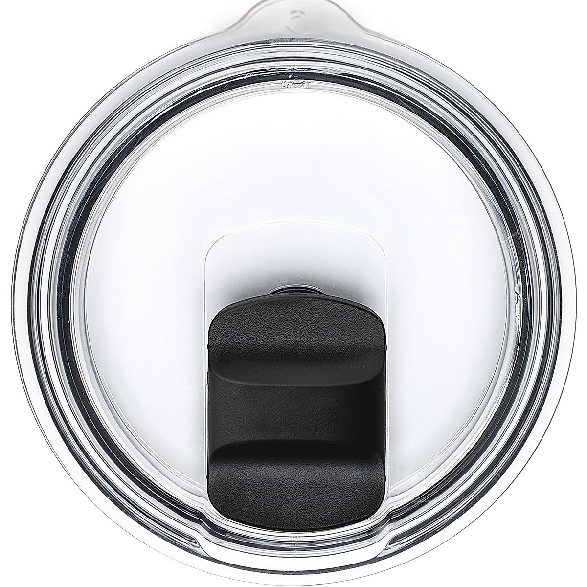 Magnetic Tumbler Lid - Fits Rambler, Ozark Trail, Old Style Rtic,Replacement Magnetic Slider, Magnetic Spill Proof Tumbler Cover (30oz, 1Pc Black)