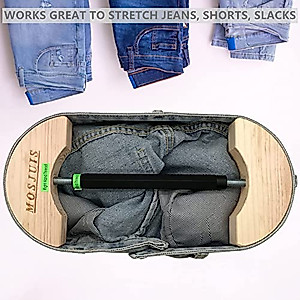 MOSJUIS Pant Stretcher 30" to 59" Stretch Range Heavy Duty Waistband Stretchers for Men Women Jeans Shorts