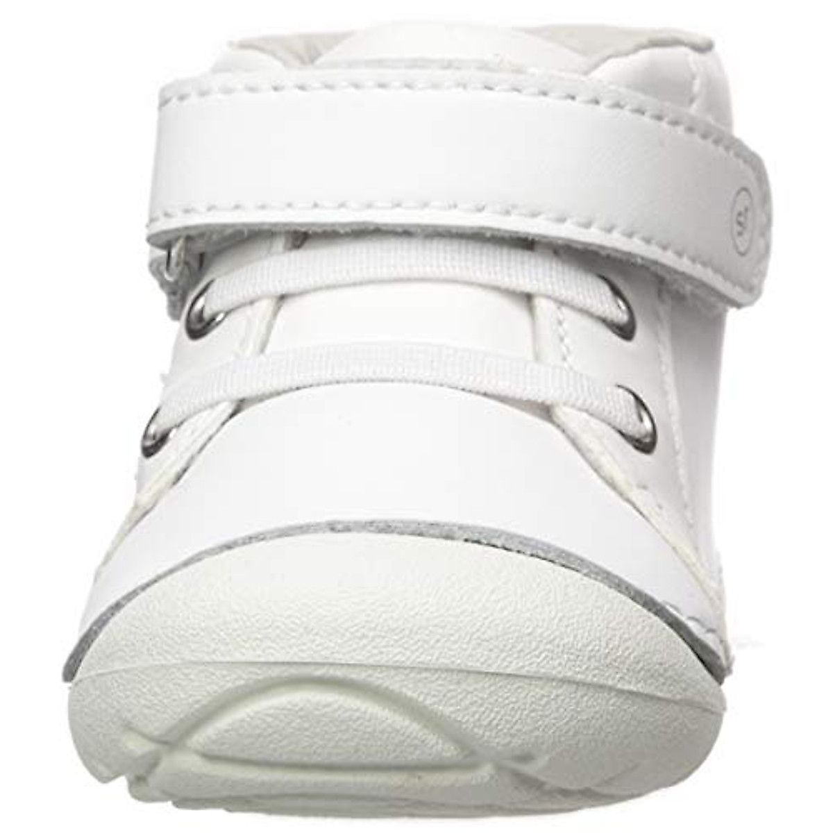 Stride Rite baby boys Soft Motion Frankie Athletic Sneaker, White, 3 Infant US