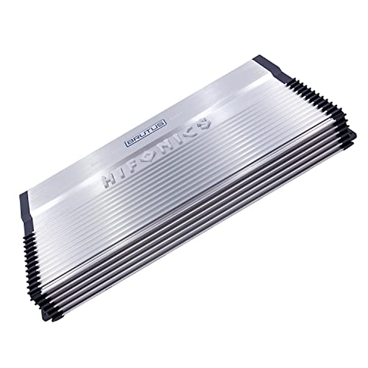 Hifonics BXX6000.1D 6000 Watt RMS 1-Channel Monoblock D Class Amplifier Brutus Car Audio with Red 0 Gauge Installation Kit Bundle,Silver