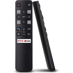 BESIA Universal RC802V Voice Remote for TCL Android TV 40S330 32S330 65Q637 55Q637 55S430 40S334 32S334 70S430 32A325 32A323 43S430 65Q637 55Q637 43S434 50S434 55S434 65S434 75S434 32P30S 50S435