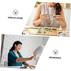 TEHAUX Earring Accessories Kit 50pcs Earring Hooks in Silver Copper Safe and Easy to Wear for DIY Jewelry