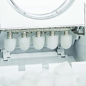 FRIGIDAIRE EFIC117-SS Stainless Steel 26 Lbs Ice Maker, Counter, Couter top