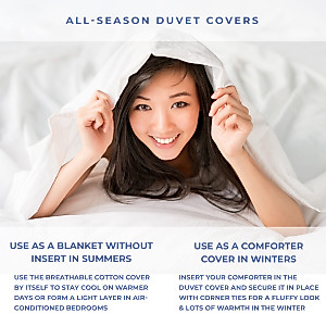 Kotton Culture 1000 Thread Count Duvet Cover 1 Piece Duvet Set 100% Egyptian Cotton Breathable All Season Comforter Cover with Zipper & Corner Ties Soft (Silver, Oversized King)