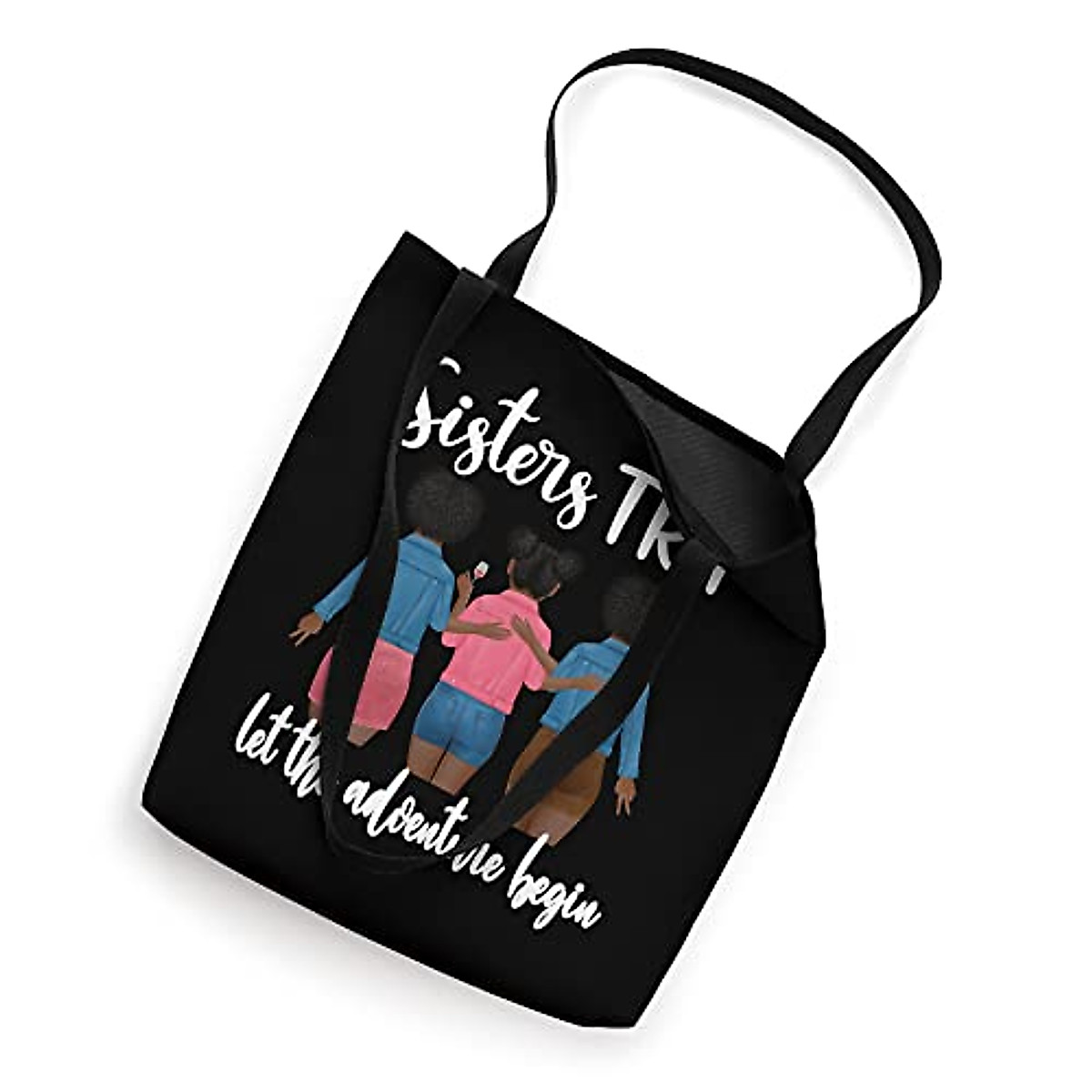 Sisters Trip Black Women Vacation Travel African American Tote Bag