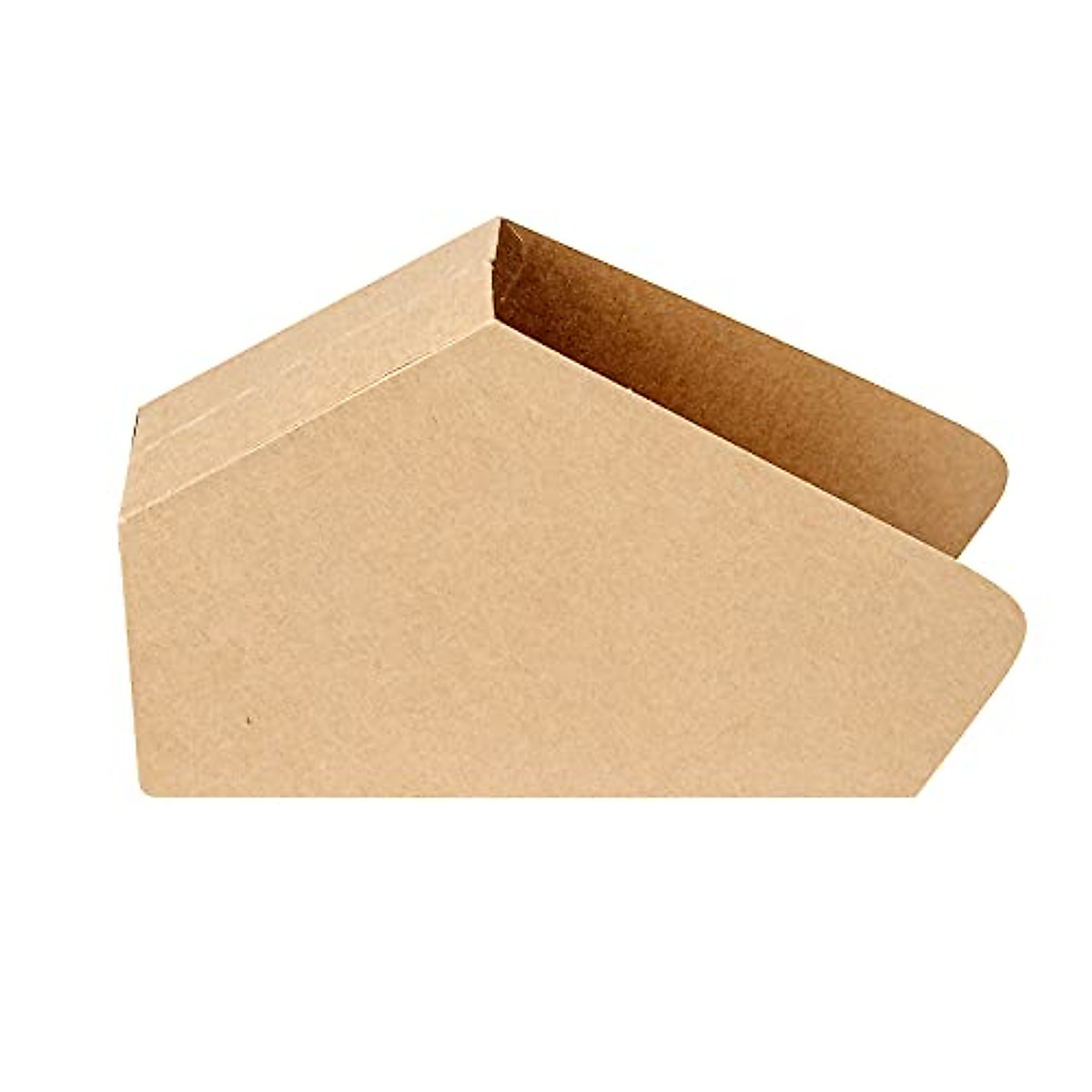 Restaurantware Bio Tek 6 .25 x 2 x 3.75 Inch Single Taco Holder 200 Greaseproof Stand Up Taco Holder - Large Self-Standing Kraft Paper Paper Taco Holder Freezable