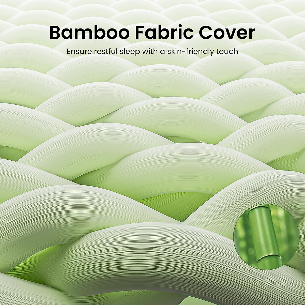 Marsail 3 Inch Memory Foam Mattress Topper Queen, Cooling Gel Infused Mattress Topper with Soft Cover, CertiPUR-US and Oeko-TEX Certified, Suitable for Sofa, RV, Camping