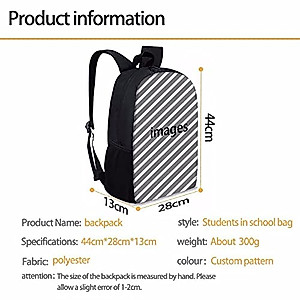 Koanogo Teenager Boys Basketball Player Backpacks School Bags 3D Basketball Schoolbag Black Bookbags (qx1)