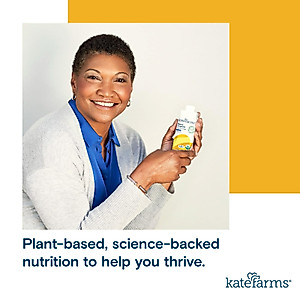 KATE FARMS Organic Plant Based 1.8 Renal Support Shake, Vanilla, 20g Protein, 27 Vitamins and Minerals, Specialized Dialysis Nutrition Support, Gluten Free and Non-GMO 8.45 oz (6 Pack)