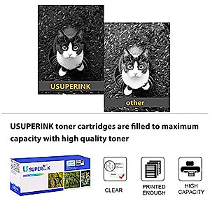 USUPERINK Compatible for Brother TN350 TN-350 DR350 DR-350 to Work with Intellifax 2820 2920 HL-2070N HL-2040 DCP-7020 MFC-7820n Printer (1 PK Black TN350 Toner Cartridge, 1 PK DR350 Drum Unit)