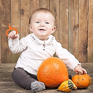 Anditoy 8 Pack Halloween Teething Toys Halloween Teether for 3-12 Months Baby Toddlers Halloween Treat Bags Gifts