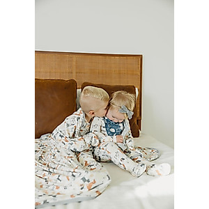 Copper Pearl Jumbo 3-Layer Baby Blanket: Soft Baby Quilts for Boys and Girls | Breathable, Cozy, Toddler Blanket | Baby Quilt for Newborns | 46x46 Premium Polyester/Rayon | Rufus